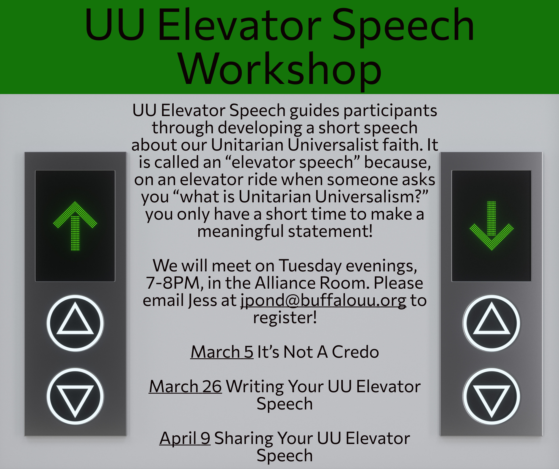 Adult Faith Development – Unitarian Universalist Church of Buffalo